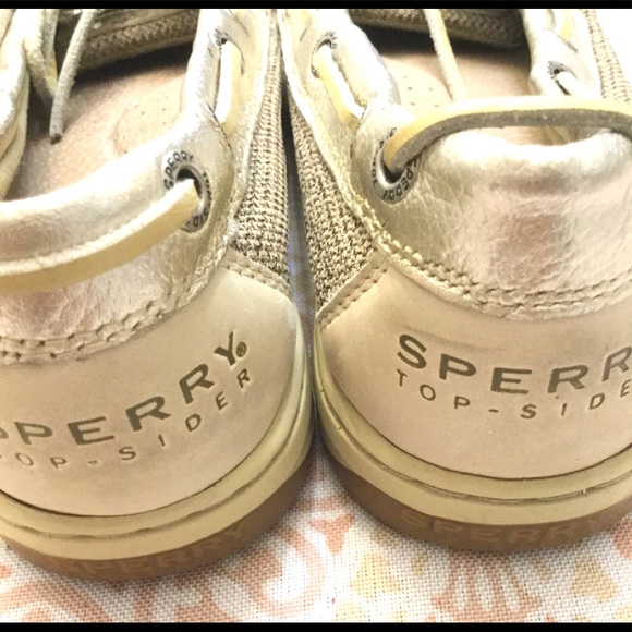 Sperry | Shoes | Sherry Metallic Gold Original Boat Shoe | Poshmark